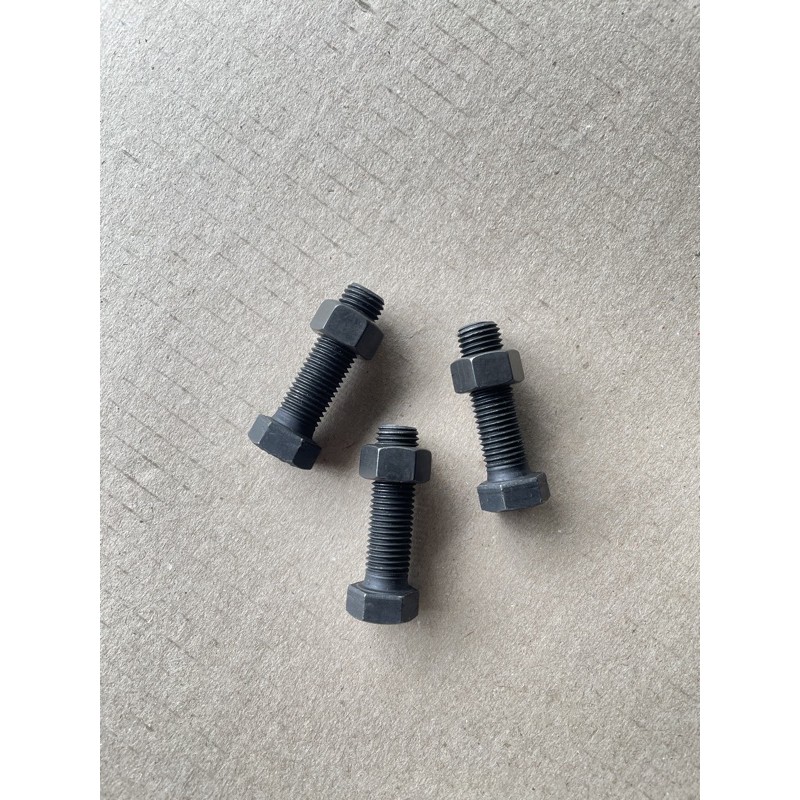 3 screw (14) and bolt nut set in 3 skru padle kaki depan, belakang ...