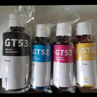 HP Original GT51 XL Black + GT52 CMY Set Of 4units Ink Bottle For HP GT ...