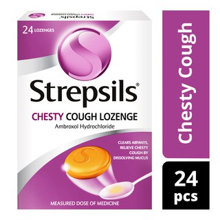 Strepsils Chesty Cough Lozenge Ambroxol Remove Phlegm Reduce Cough ...