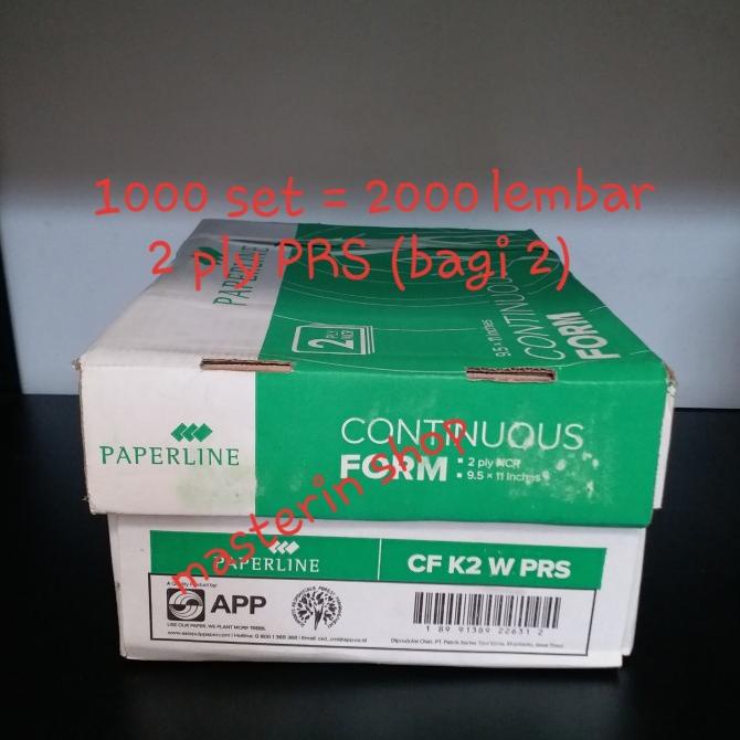 Computer Paper / continous form 9.5 "x11 "-2 ply (K2 PRS / Can Be Two ...