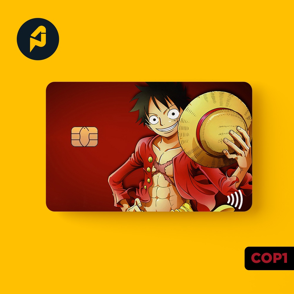 ONE PIECE (ATM Series) - Bank Card, ATM & Credit Card Sticker Cover ...