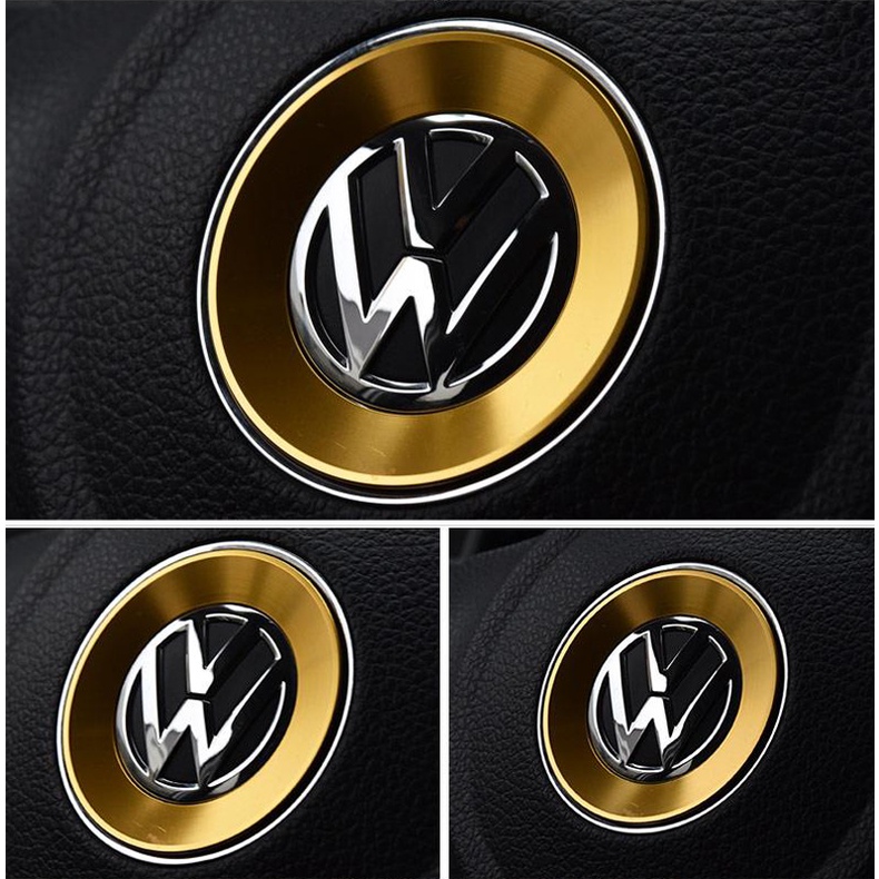 Steering Wheel Logo Decorative Ring Sticker For Volkswagen Tiguan ...