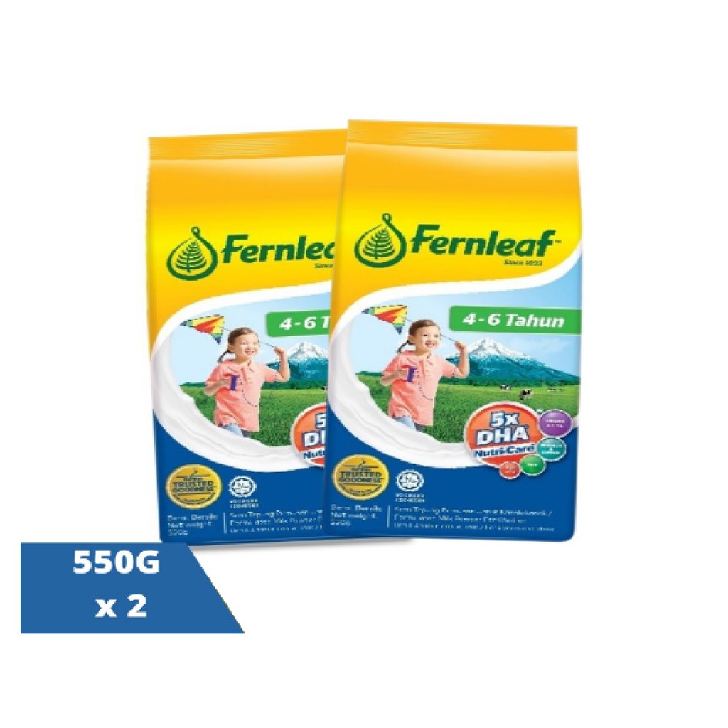 FERNLEAF 4-6 YEARS OLD 500G PLAIN (X2 PACKS) {EXPIRE:2-6MONTHS ...