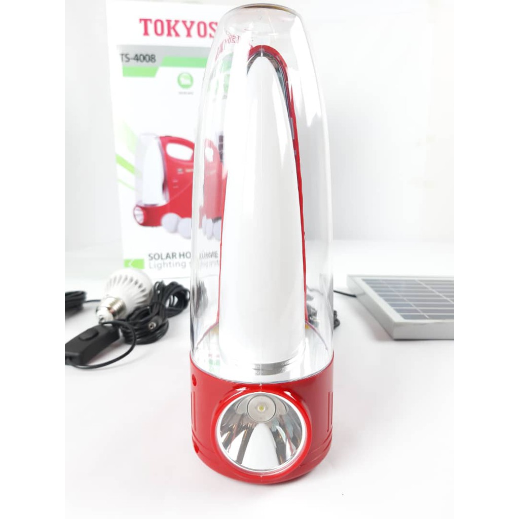 TOKYOSAT TS-4008 Solar lighting system FOR 3 ROOM HOUSE LIGHTING SYSTEM ...