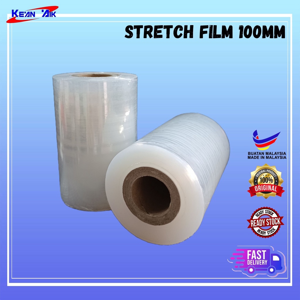 Stretch Film 100mm X 250gm (+ -) (1" Core) | Shopee Malaysia