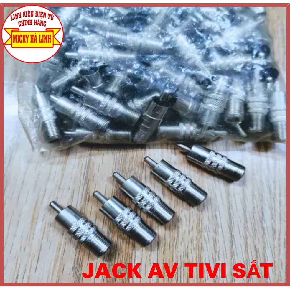 Alloy Iron AV Jack - TV connection Jack head - F5-RCA (AV) conversion ...
