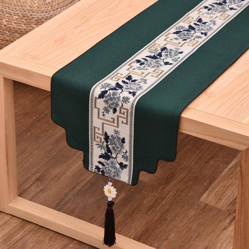 table runner table runner 8 seater alas meja kopi ruang tamu Modern ...