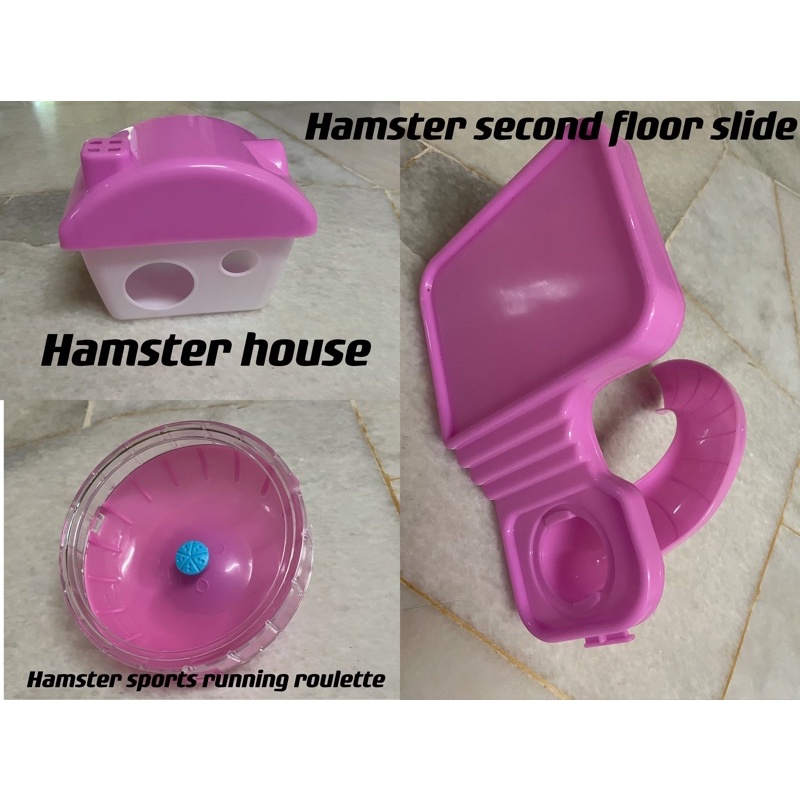Hamster Running Disc Rotatory Cage Accessories Running Round Wheel ...
