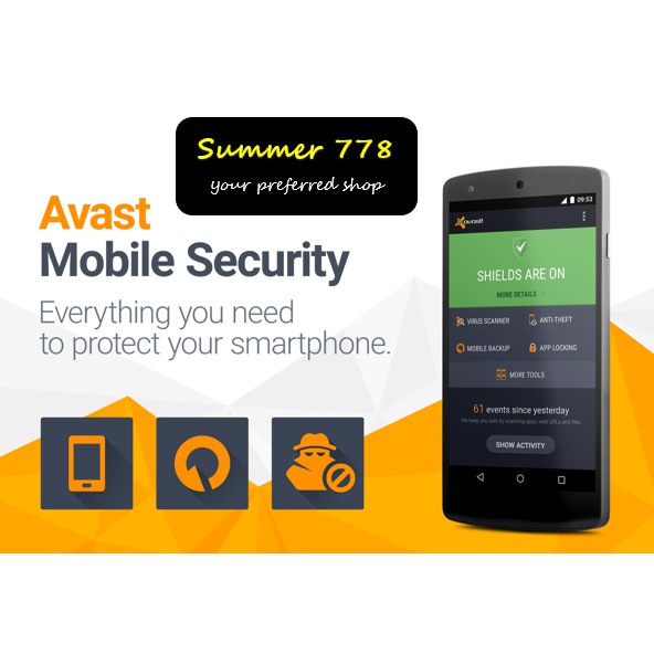 Avast Mobile Security Android And Ios 🔥 Genuine 🔥 Shopee Malaysia
