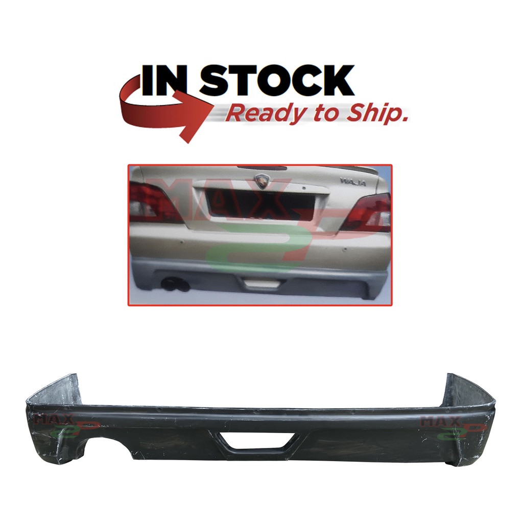 Proton Waja (G-Concept) Style Rear Back Skirt Lower Lip Spoiler ...