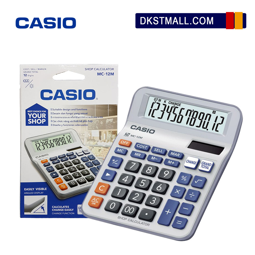 Casio Shop Calculator - MC-12M | Shopee Malaysia