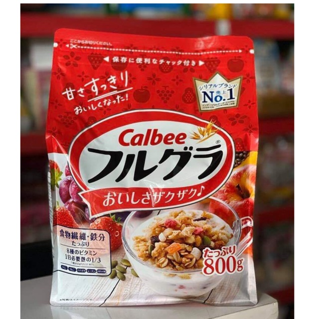 Traditional Red CALBEE Cereals-720gr | Shopee Malaysia
