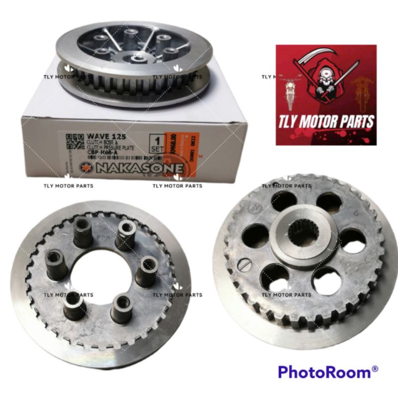 WAVE 125 CLUTCH PRESSURE PLATE & CLUTCH BOSS SET NAKASONE MADE IN ...