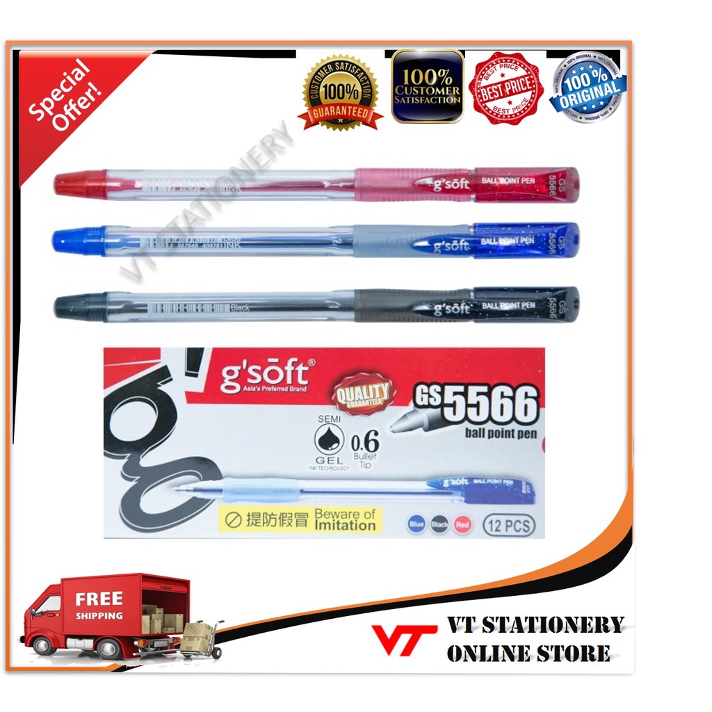 G'soft Ball Pen GS 5566 | Shopee Malaysia