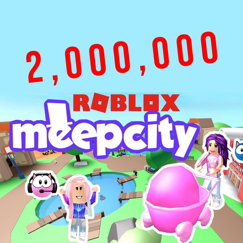 MEEPCITY Million Meep coins Roblox + Real Account | Shopee Malaysia