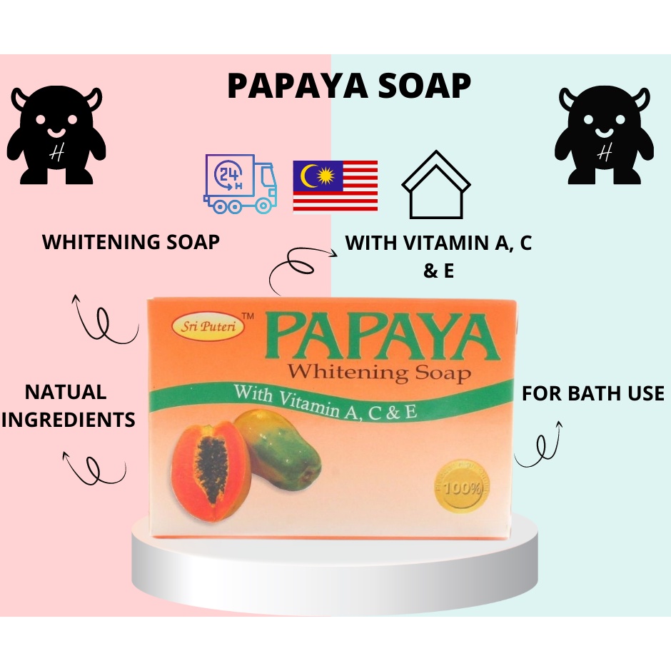 Papaya Soap Papaya Whitening Soap Papaya Soap Original Whitening Soap ...