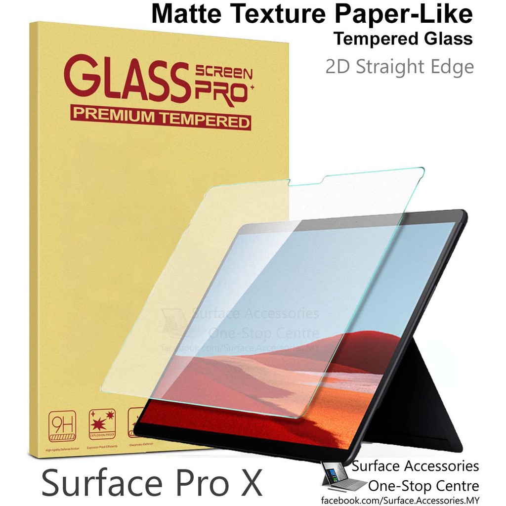 [MALAYSIA]Microsoft Surface Pro X Matte Tempered Glass Hardness 9H ...