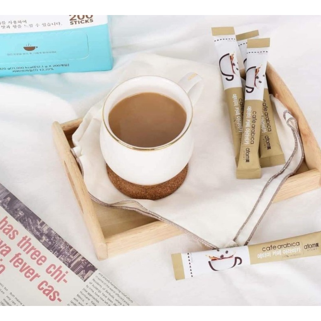 READY STOCK Atomy Arabica Intant Coffee Mix 艾多美阿拉比卡三合一即溶咖啡 3 In 1 ...