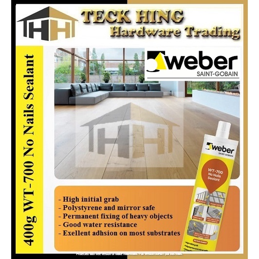 WT-700 Weber Vital Nails (Silicon Kayu Vital Sealant X-Bond Super ...