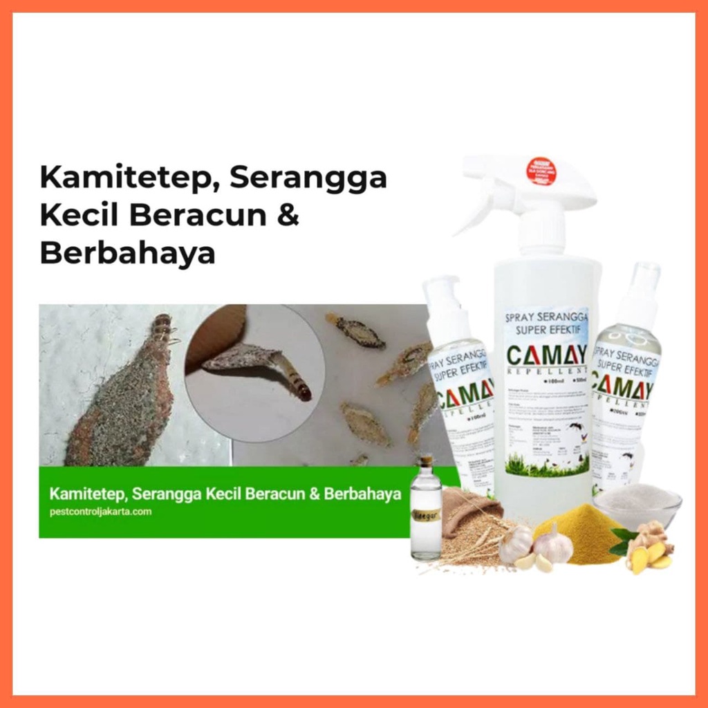 Camay Repellent Spray Kamitetep Bagworms Moth Ubat Basmi Serangga ...