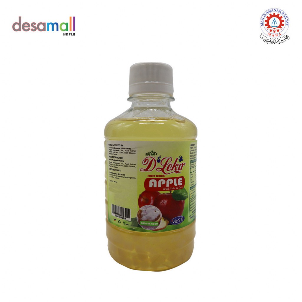 D'LEKIR Fruit Drink with Nata De Coco - Apple (300ml) | Shopee Malaysia