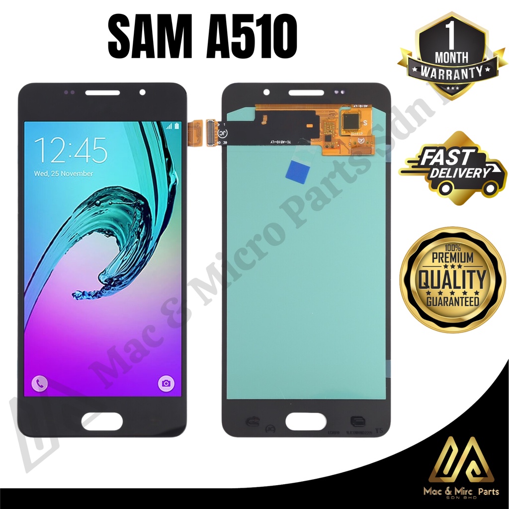 SAMSUNG A510 ORIGINAL FULLSET LCD TOUCH DIGITIZER REPLACMENT PARTS (READY STOCK) | Shopee Malaysia