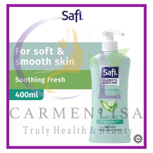 Safi Hijabista Body Care Hand & Body Lotion 400ml / Aqua Gel Lotion ...