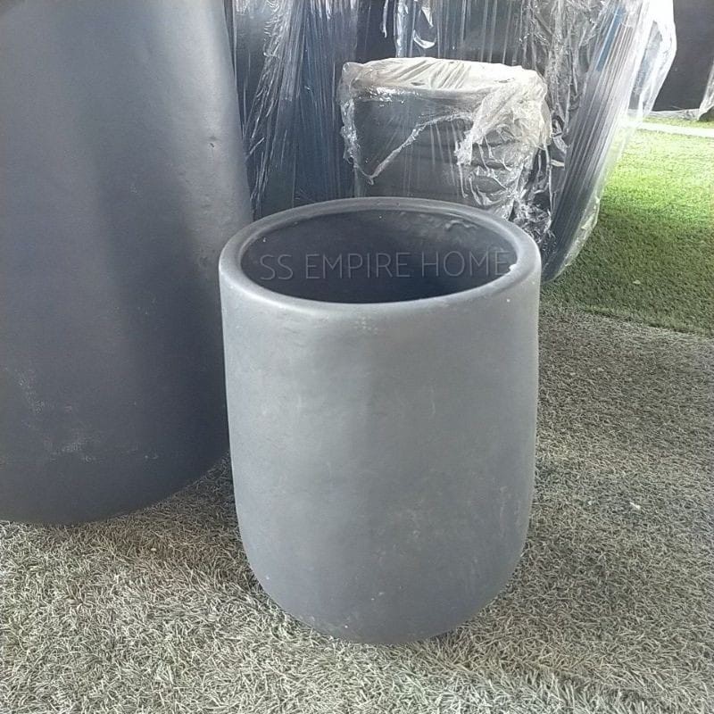 REX FP08 All Matte Circular Fiberglass Flower Pot Pasu Bunga Garden ...
