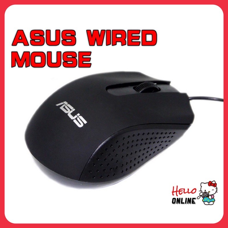 ASUS AE-01 Wired Gaming Mouse USB Optical Mouse Laptop PC Ergonomic ...
