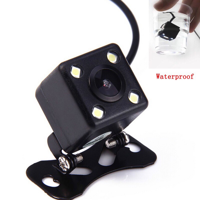 Car Reverse Camera 4 LED Rear View Backup CCD/AHD Waterproof 4 LED ...