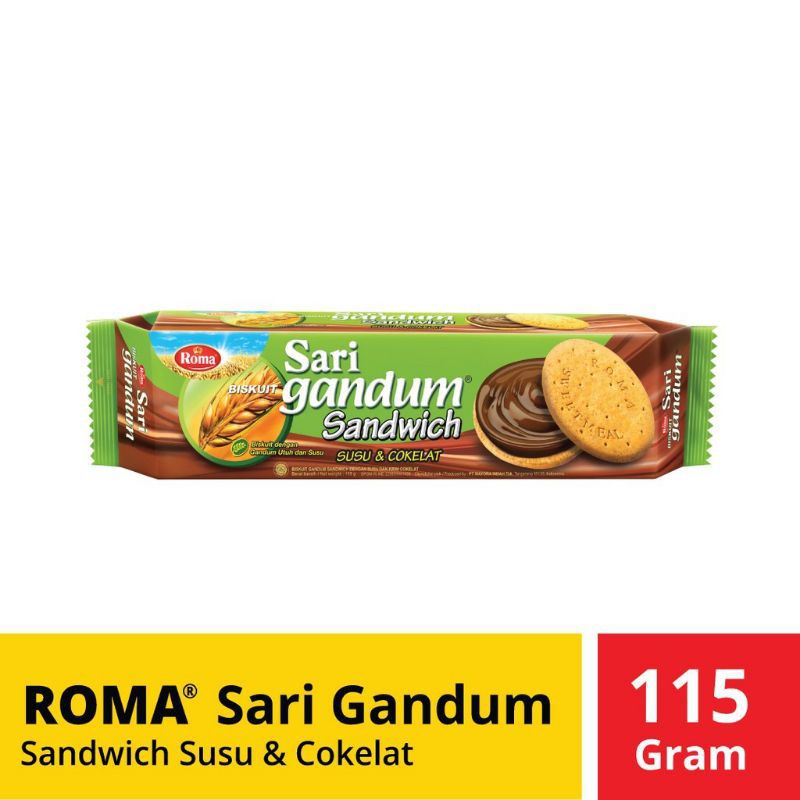 Sandwich Roma wheat juice biscuits 115 gr | Shopee Malaysia