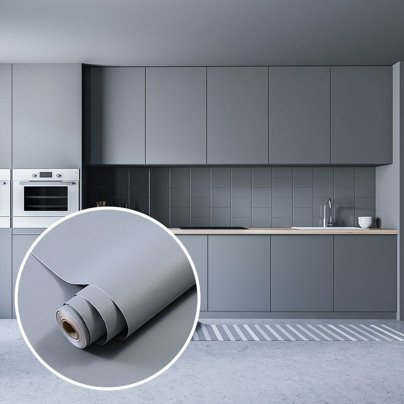 [All available] 60cmX5M New Matte Self-Adhesive Thickened Wallpaper ...