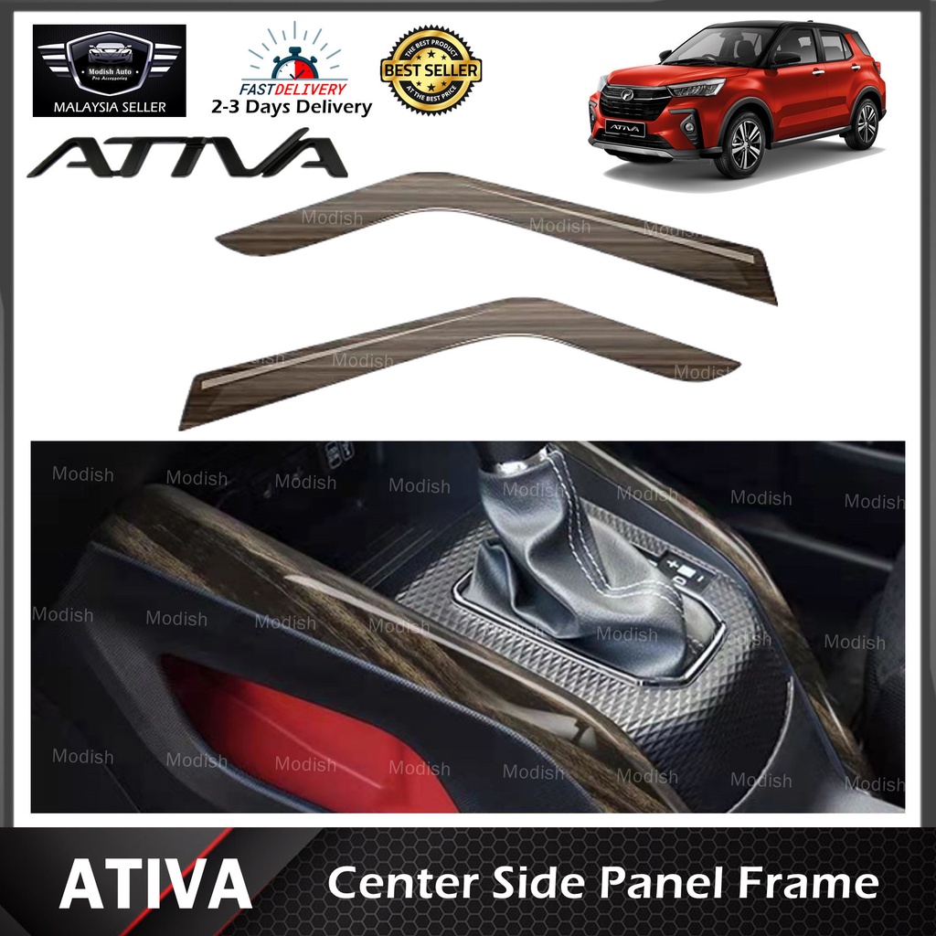 Modish Perodua Ativa Ebony Car Gear Shift Console Box Center Side Panel ...