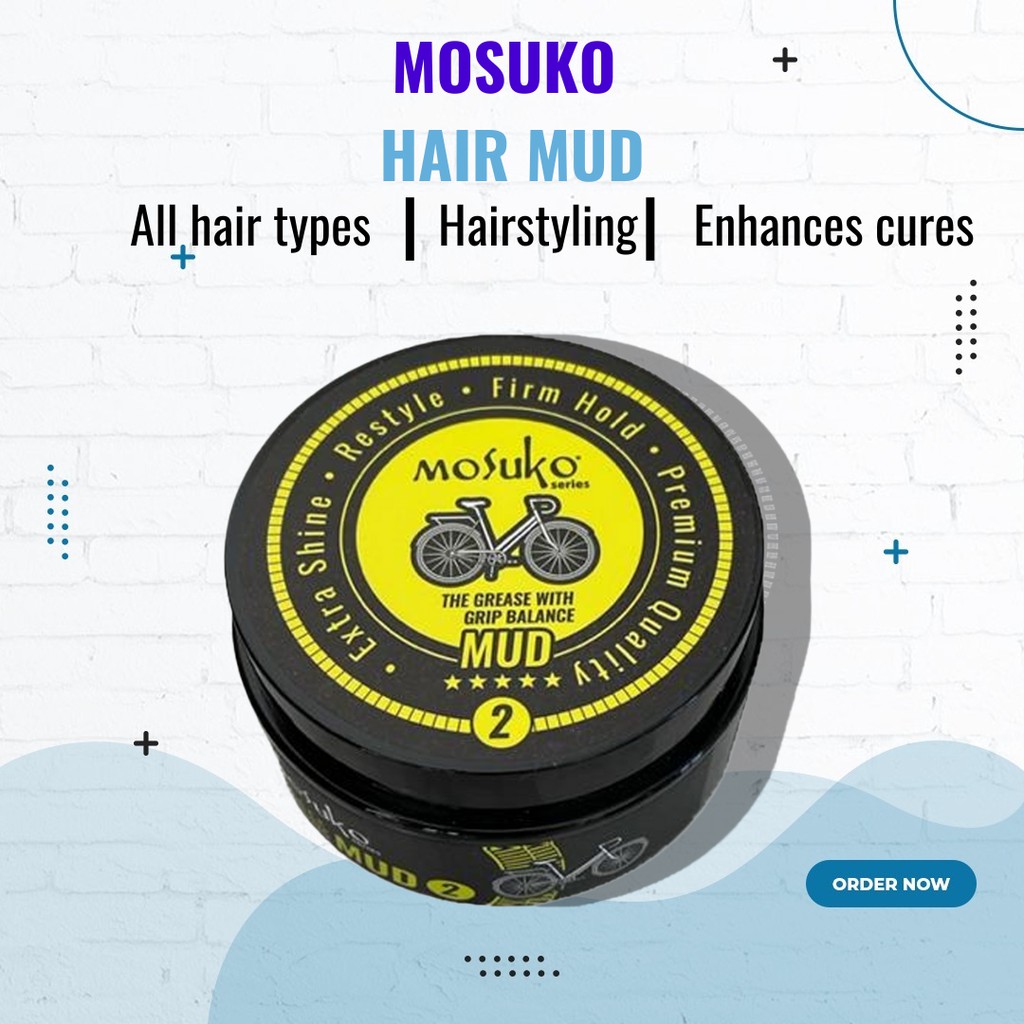 MOSUKO PROFESSIONAL HAIR STYLING MUD NO.2 (100ML) | Shopee Malaysia