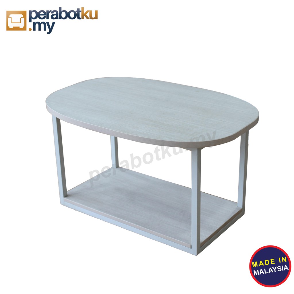 Wooden Coffee Table with Shelf / Space Saving Coffee Table / Living ...