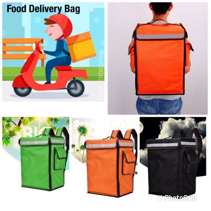 FOOD DELIVERY BAG/ BEG PENGHANTARAN MAKANAN THERMAL 45litre FULL SET🔥 ...