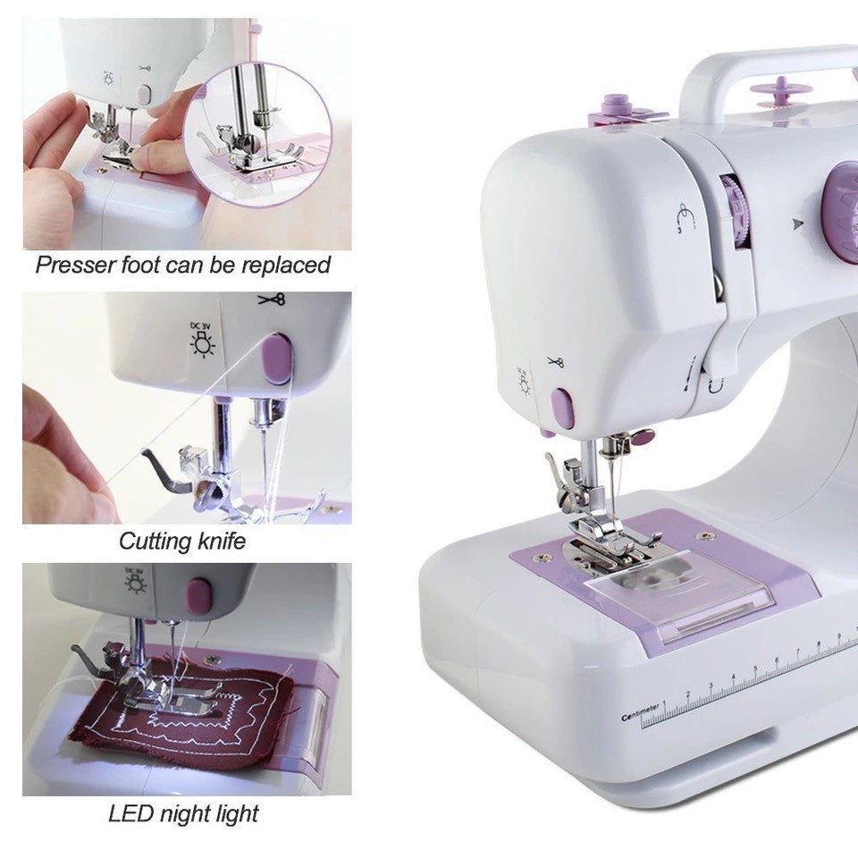Dfo Sewing Machine Fhsm 505a Pro Upgraded 12 Sewing Portable Mini