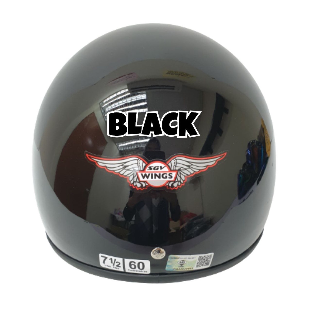 SGV Wings Half Helmet Motorcycle Original SIRIM Lulus With Cap/BKP ...