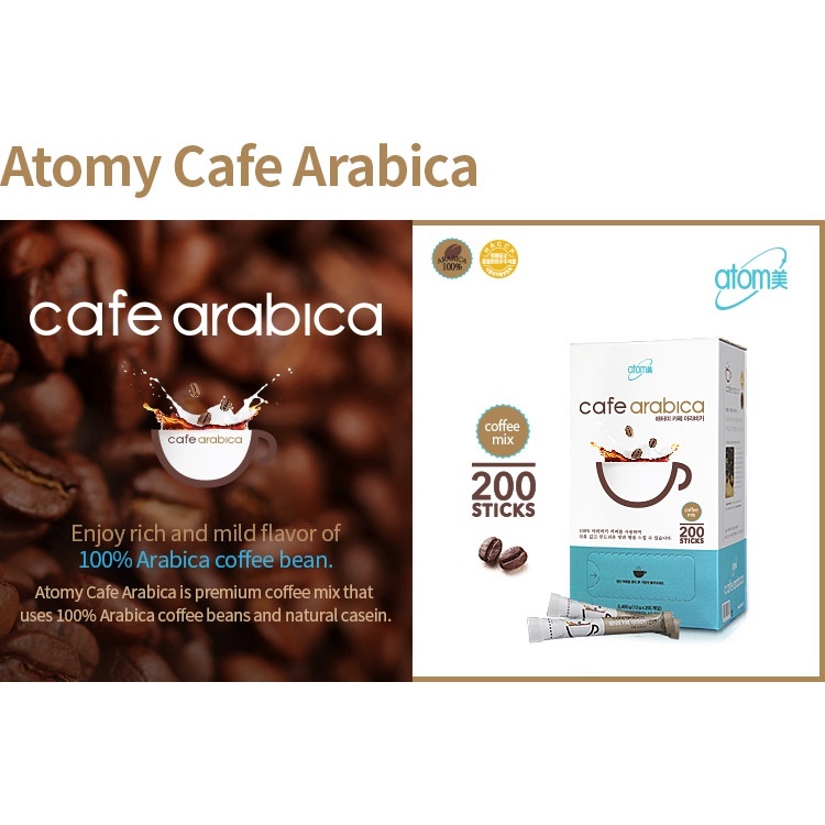 Atomy Cafe Arabica Coffee Atomi Korea Pcs 三合一咖啡 #散装# COFFEE Freshly ...