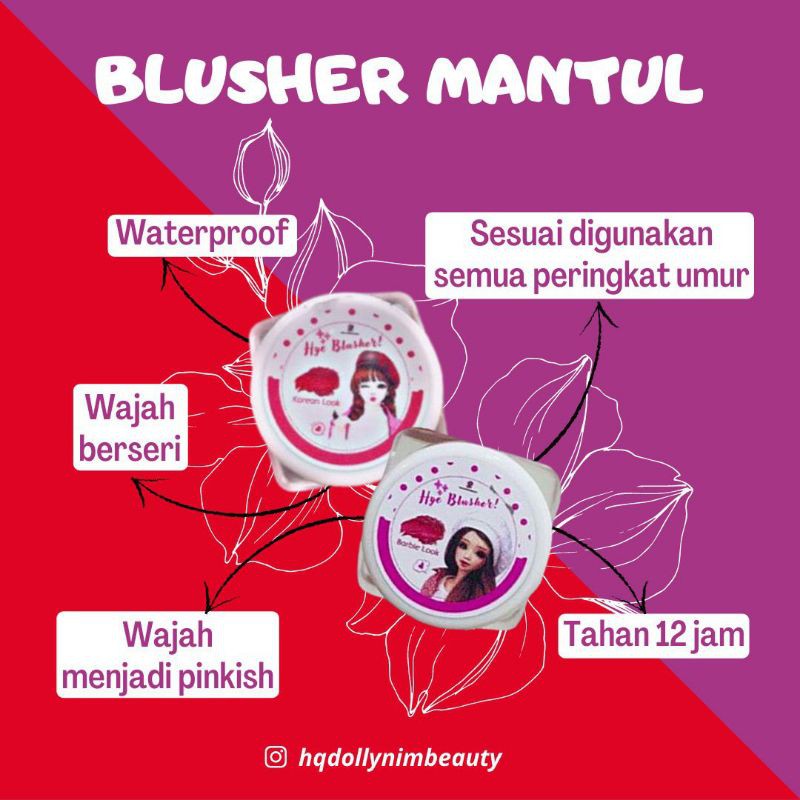 Blusher barbie+foundation +freegift 🎁 | Shopee Malaysia