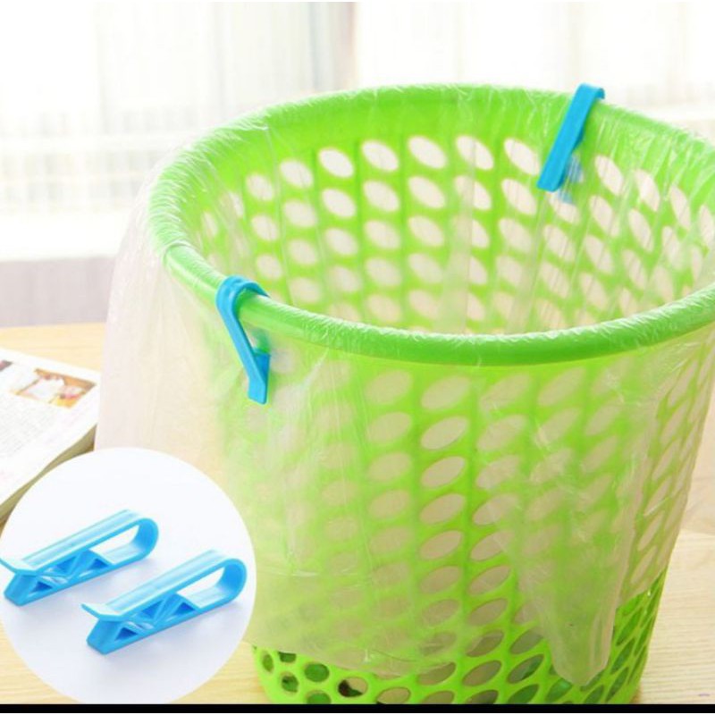 🇲🇾2 Pcs Pengepit Plastic Sampah Garbage Bag Clip anti shedding Basket ...