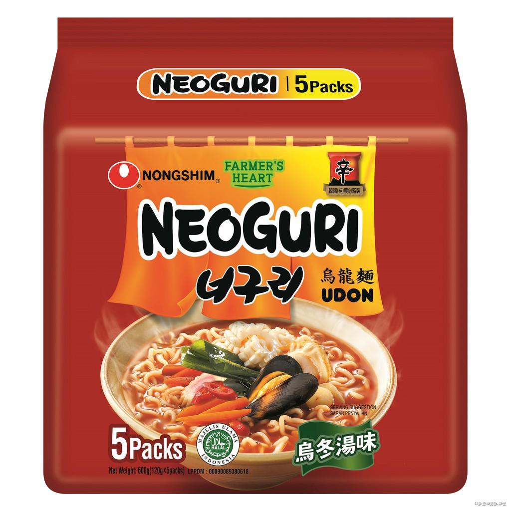 Nongshim Neoguri Seafood Udon 5 Packs X 120g [Halal] | Shopee Malaysia