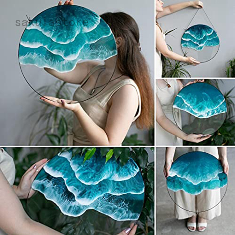 Ocean Wave Wall Hanging Framed Beach Coastal Decoration Sea Wave Art ...
