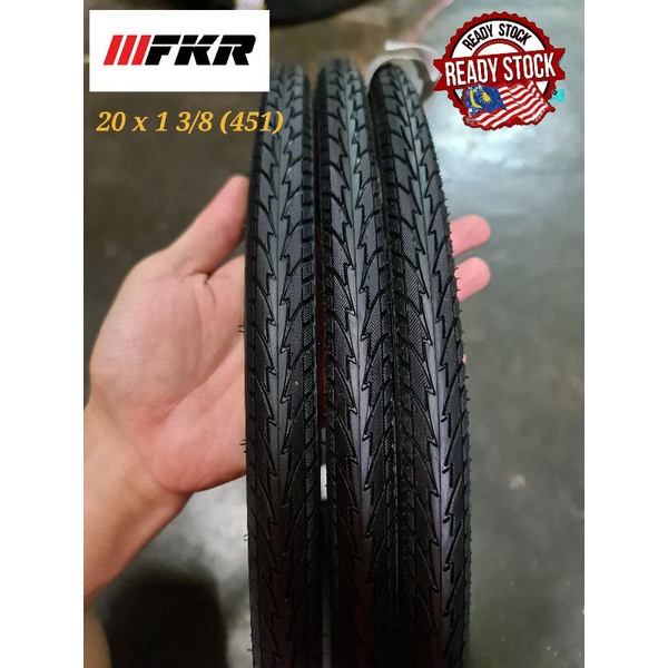 Tyre 20x1 3/8 (451) FKR Road Tyre 20" Folding Bike Tayar Basikal Lipat ...