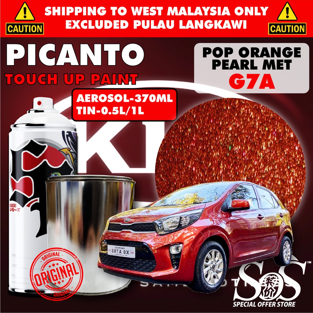 KIA Picanto Gen 3 】💯 Original Touch Up Paint Aerosol Spray Can Repair ...
