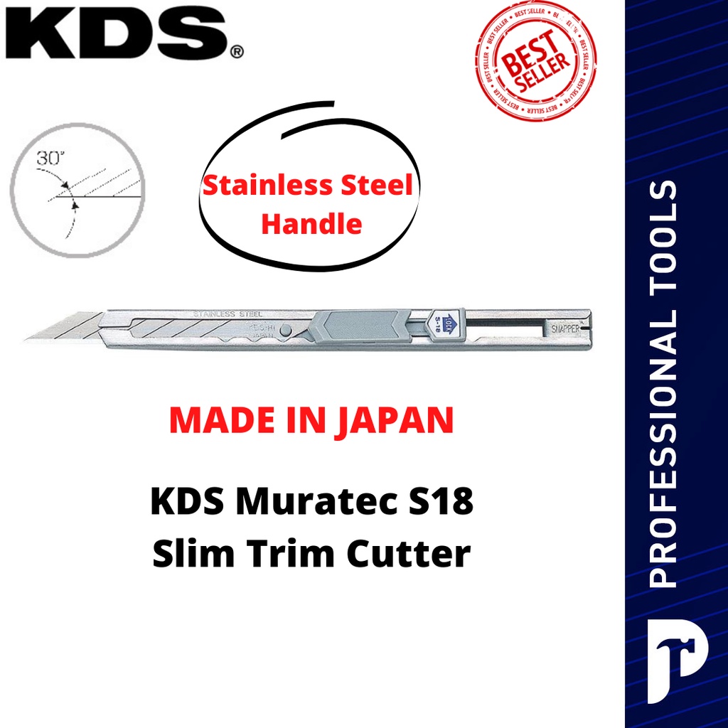 KDS Cutter Knife S18 Slim Trim Made In JAPAN | Shopee Malaysia