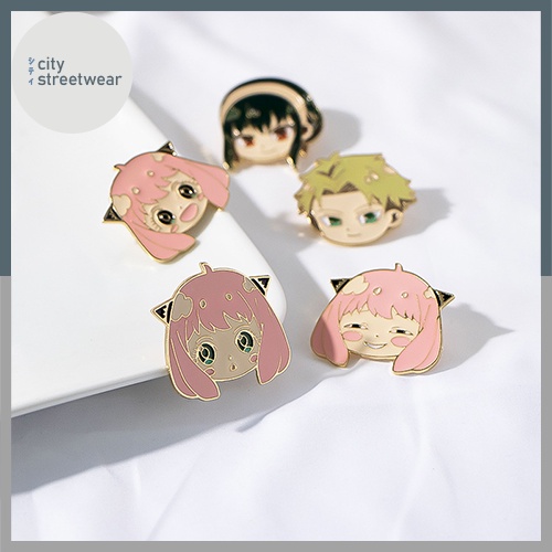 SPY X FAMILY Brooch Badge Enamel Pin | Anime Characters | Anya Loid Yor ...