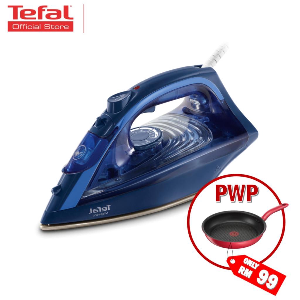 Tefal Steam Iron Maestro 2 Blue (FV1848)efal Steam Iron Maestro 2 Blue ...