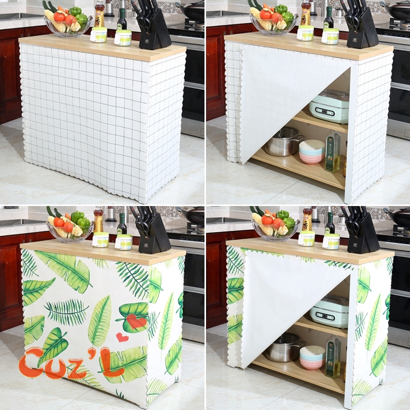 Dust-proof Curtain Storage Cabinet Rack Cover Cloth Dust Cover Pvc ...