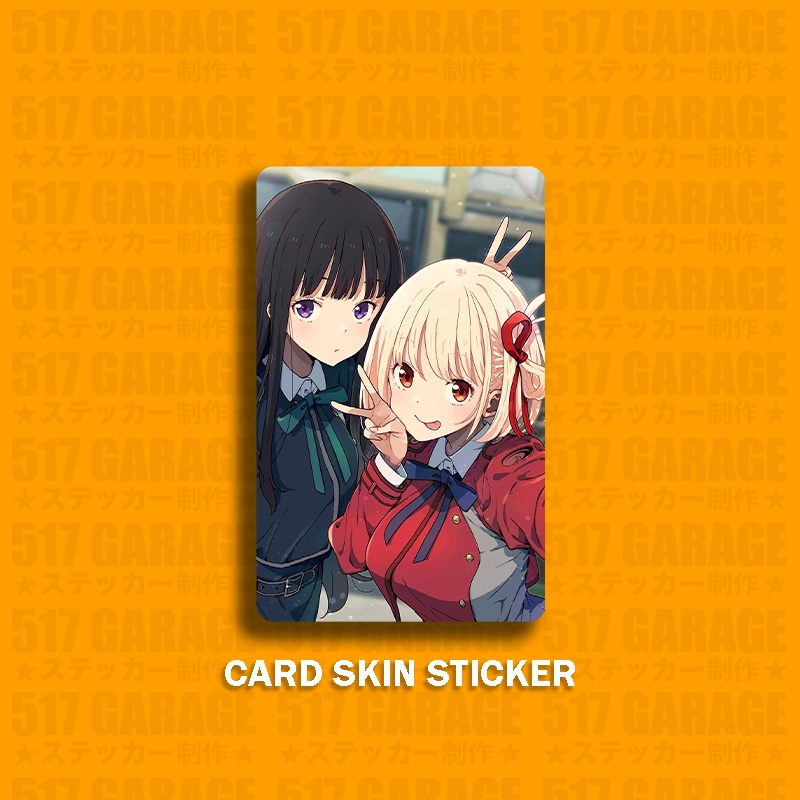 LYCORIS RECOIL - CARD STICKER - T*G STICKER - ACCESS CARD STICKER ...